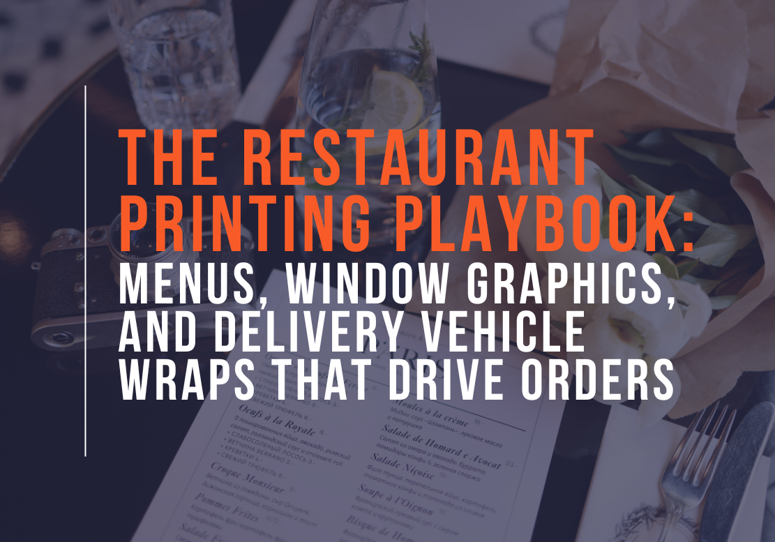 The Restaurant Printing Playbook | Kennickell